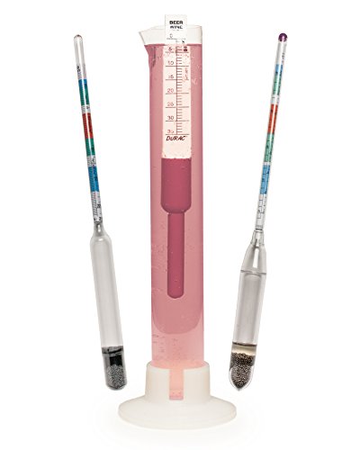 SP Bel-Art, H-B DURAC Triple Scale Beer and Wine Hydrometer, Shatterproof (B61800-6100)