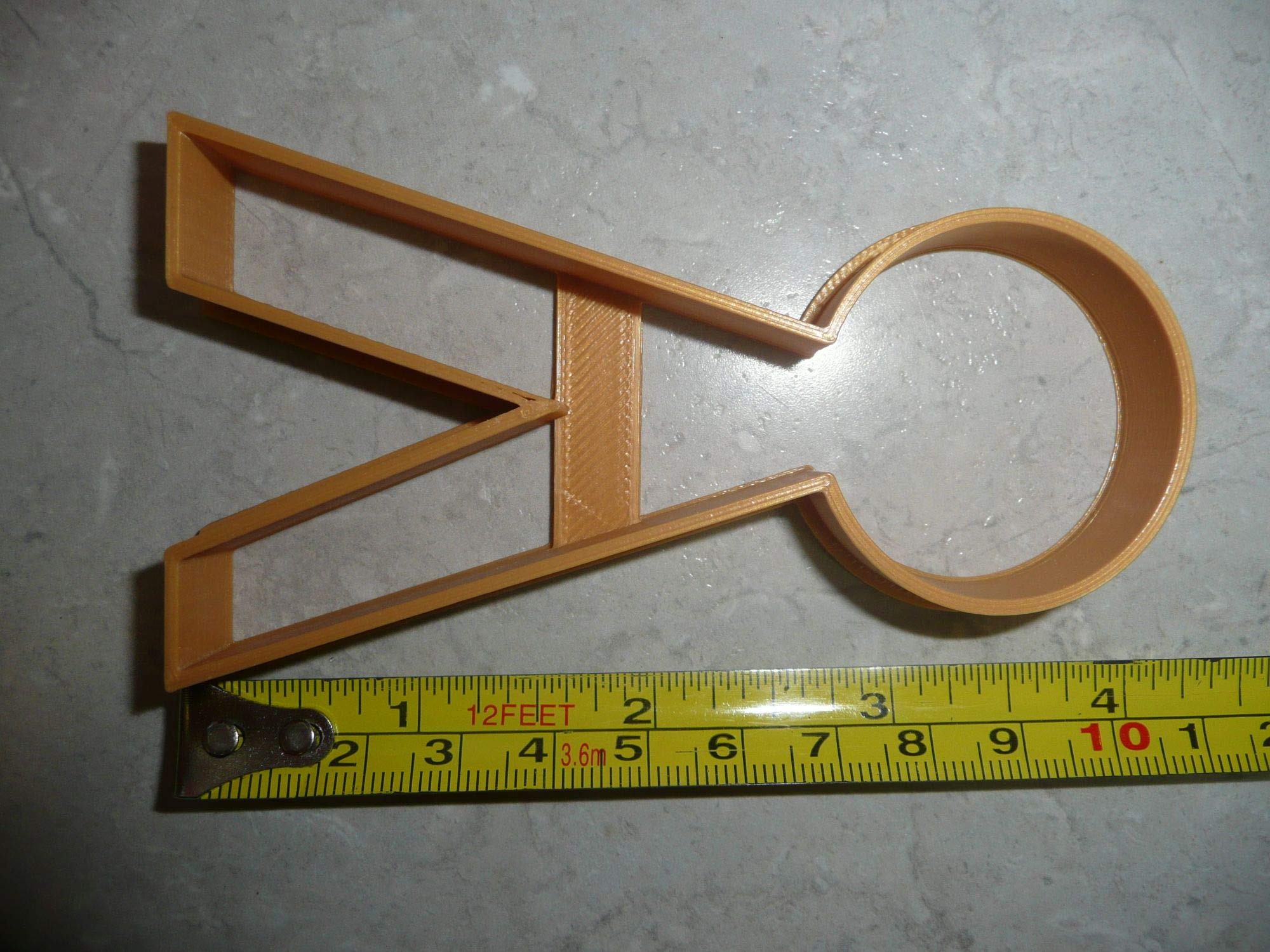 RUNNER MEDAL RUNNING AWARD RIBBON HALF MARATHON 5K 10K 15K ATHLETE COOKIE CUTTER MADE IN USA PR2893