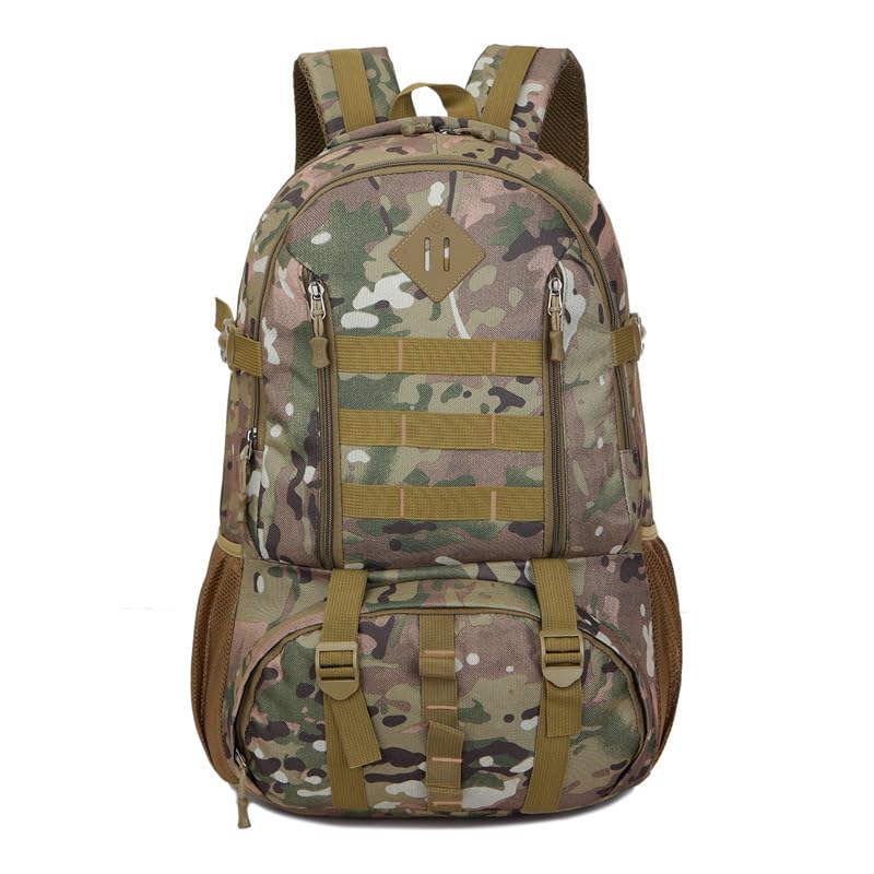 VAZZIC Outdoor Mountaineering Bag Travel Backpack Men's and Women's Large Capacity 50L Camo Backpack Travel Bag