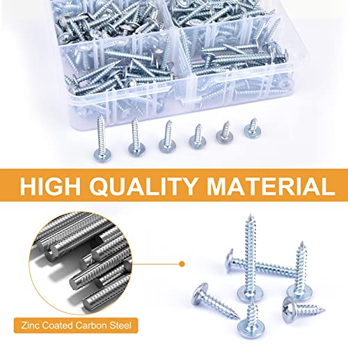 VIGRUE #6#8#10 Self Drilling Screws+#8 Wood Screws