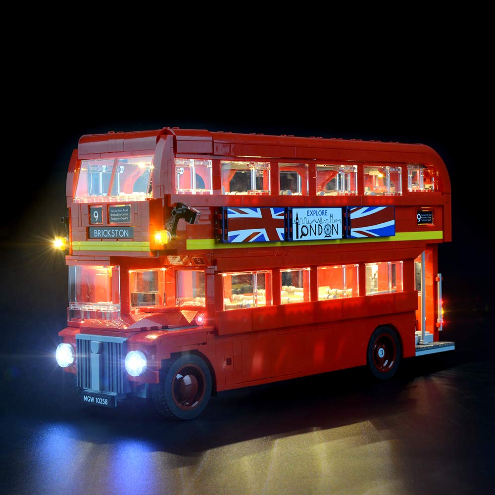LIGHTAILING Light Set for (Creator Expert London Bus) Building Blocks Model - Led Light kit Compatible with Lego 10258(NOT Included The Model)