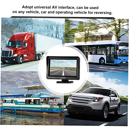 sowinkel 4.3in Car Display Monitor 800x480 Resolution PAL NT-SC IP65 Waterproof Media Player