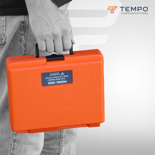 TEMPO 508S-G Irrigation Cable Locator & Wire Finder | Precise Wire Locating | Trace or Locate Dead or Energized Wires Underground, in Walls, Under Floors | Professional Grade (2023 Model)