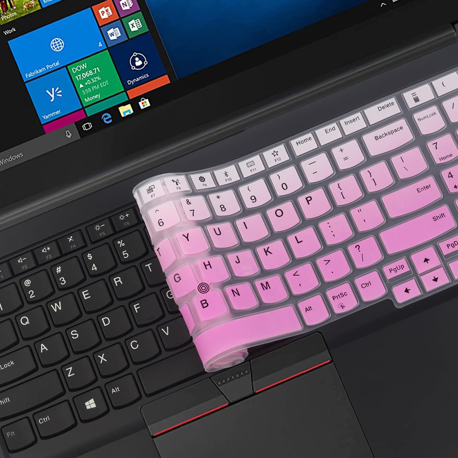 Keyboard Cover for 15.6" Lenovo ThinkPad E15 Gen 4/3/2, ThinkPad L15 Gen 2/1, ThinkPad T15 T15p T15g P15 P15s P15v Gen 3/2/1, ThinkPad E580 E590 E595 L580 L590 P52 P53 P72 P73 T570 T575 T580 T590 -OP