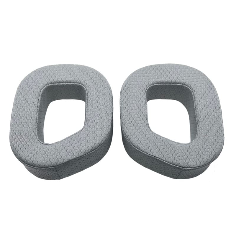 VEKEFF HS80 Earpads - Replacement Ear Cushion Pads Compatible with Corsair HS80 RGB Wireless Headphone (Fabric Mesh Gray)