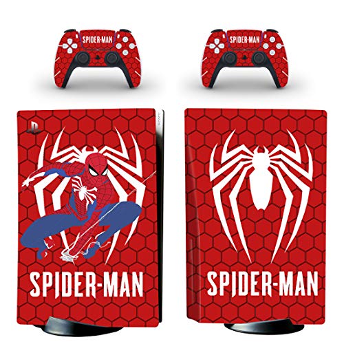 Kind Hero PS5 Whole Body Vinyl Skin Sticker Decal Cover for PlayStation 5 System Console and Controllers