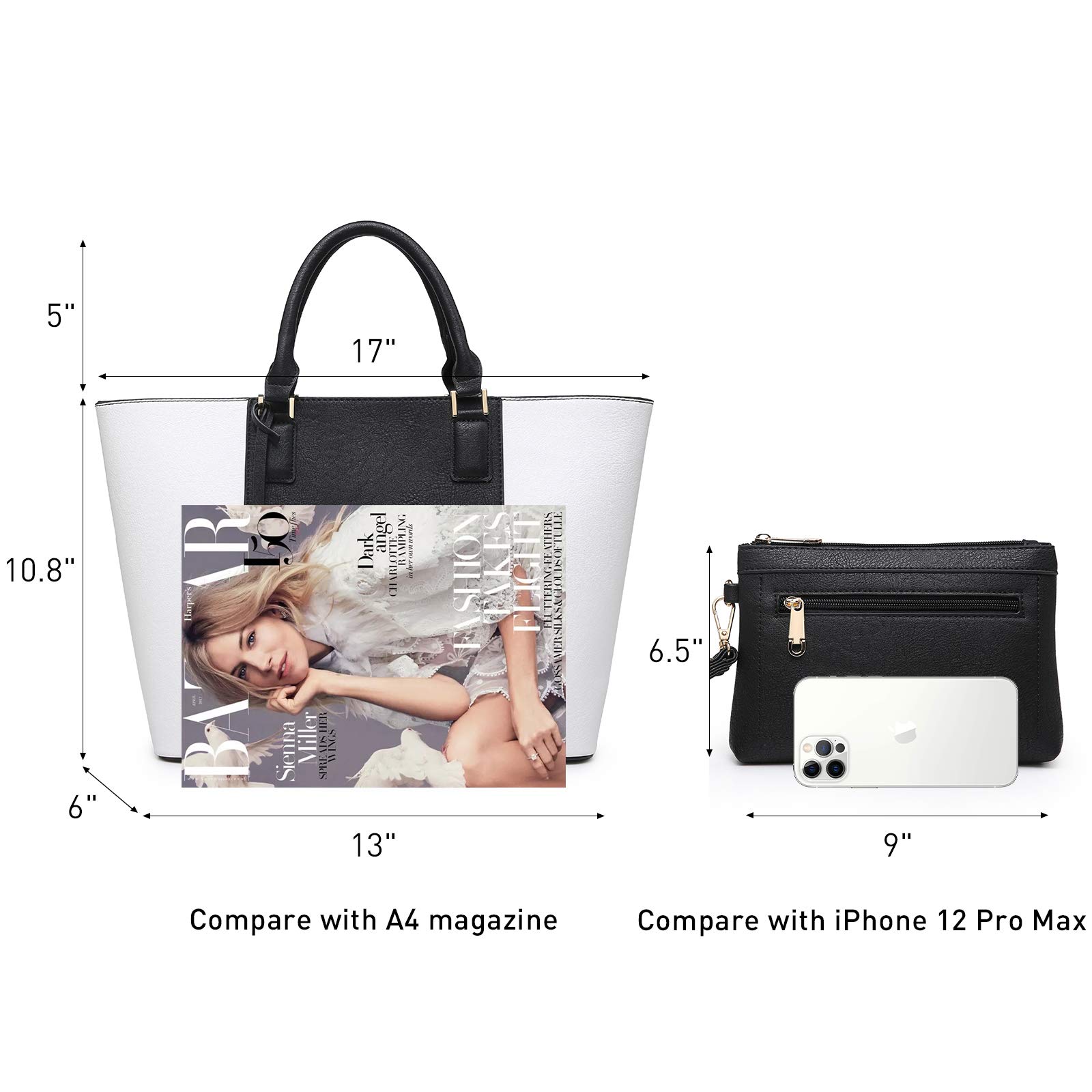 MKP Women Fashion Tote Bag and Denim Purse