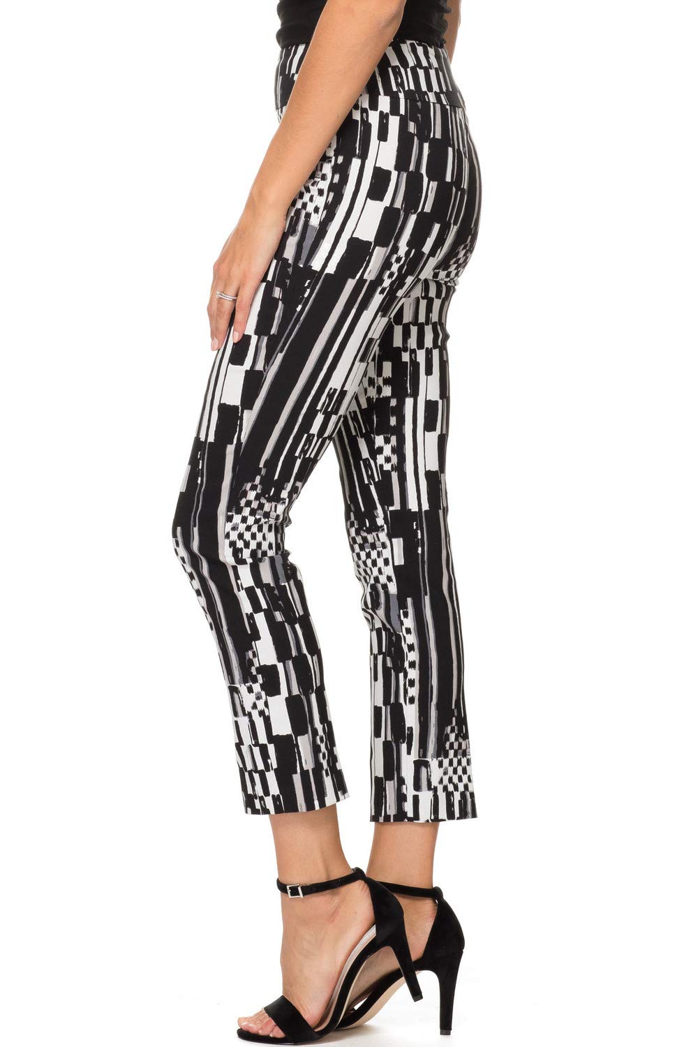 Joseph Ribkoff Stretch Taffeta Print Pant Style 191666 Size 14