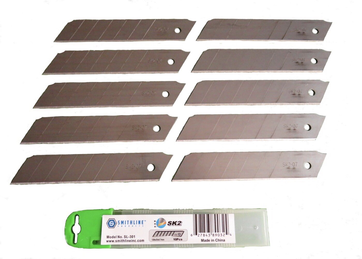 Smithline SL-301 10-piece 25mm (1-inch) Breakaway Blades