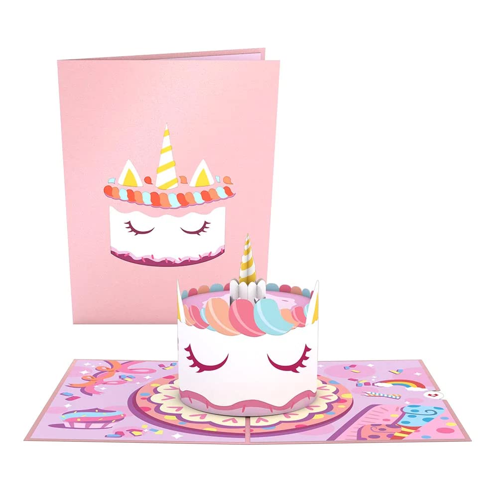 Lovepop Unicorn Cake Pop-Up Card
