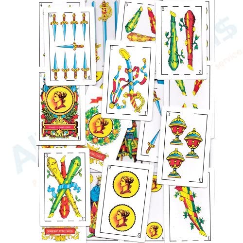 Liliane Collection Playing Cards - Full Deck with 50 Cards - Smooth Plastic Coated Cards β Beautifully Artistic Traditional Design