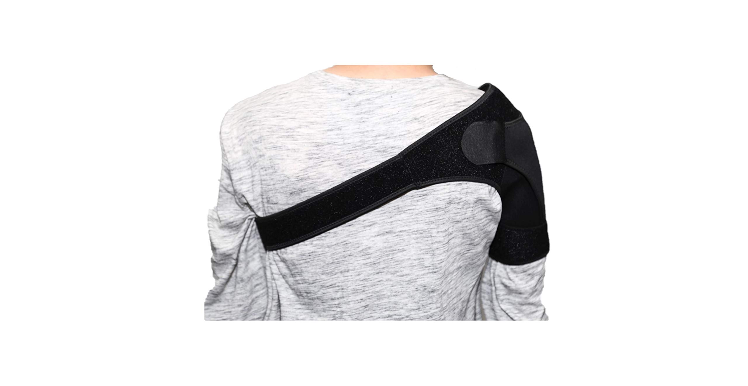 LA Essential - Shoulder Brace - for Support, Stability, Injury, Recovery, Compression and More. (Right)