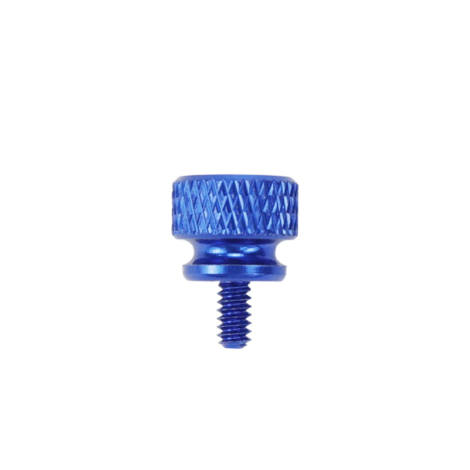 Semetall 10pcs Pc Computer Case Fastener Thumb Screws,Computer Case Thumbscrews for Computer Cover/Power Supply (Blue)