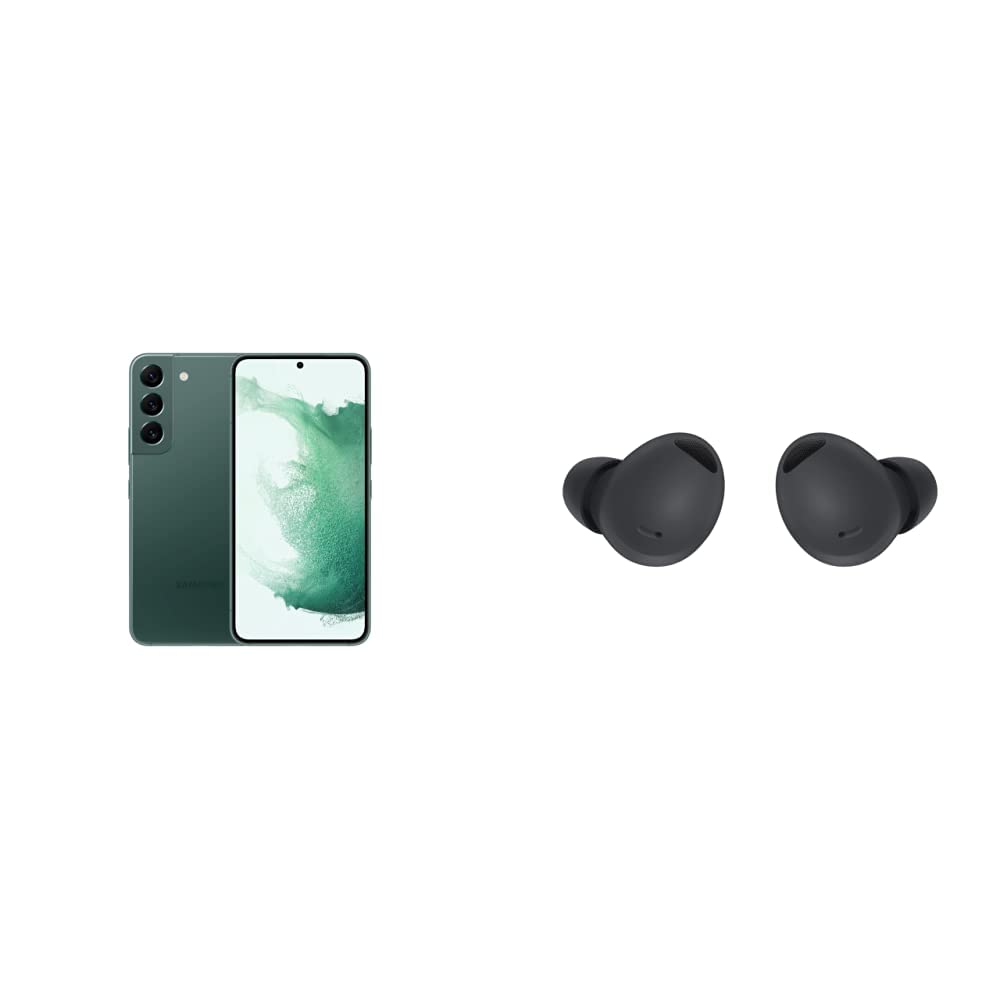 SAMSUNG Galaxy S22 Cell Phone, Factory Unlocked Android Smartphone, 256GB Green Galaxy Buds 2 Pro Wireless Bluetooth Earbuds