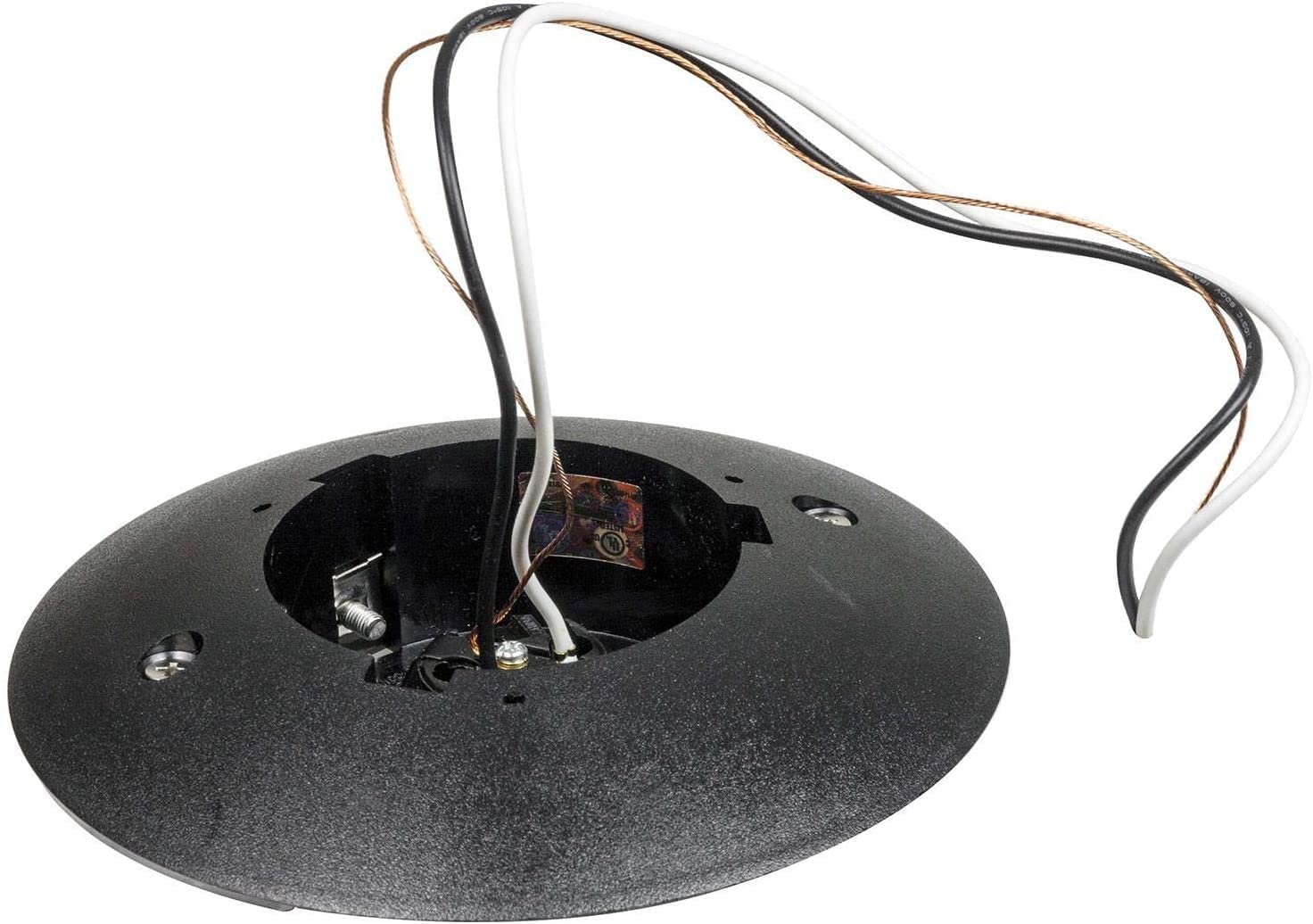 KastLite Lamp Post Globe Combo Lighting Fixture | 16" Neckless Prismatic Lens with Black Fitter Wing Clips | Fits 3" Diameter Posts (Not Included) | Comes with with 5000K LED Bulb