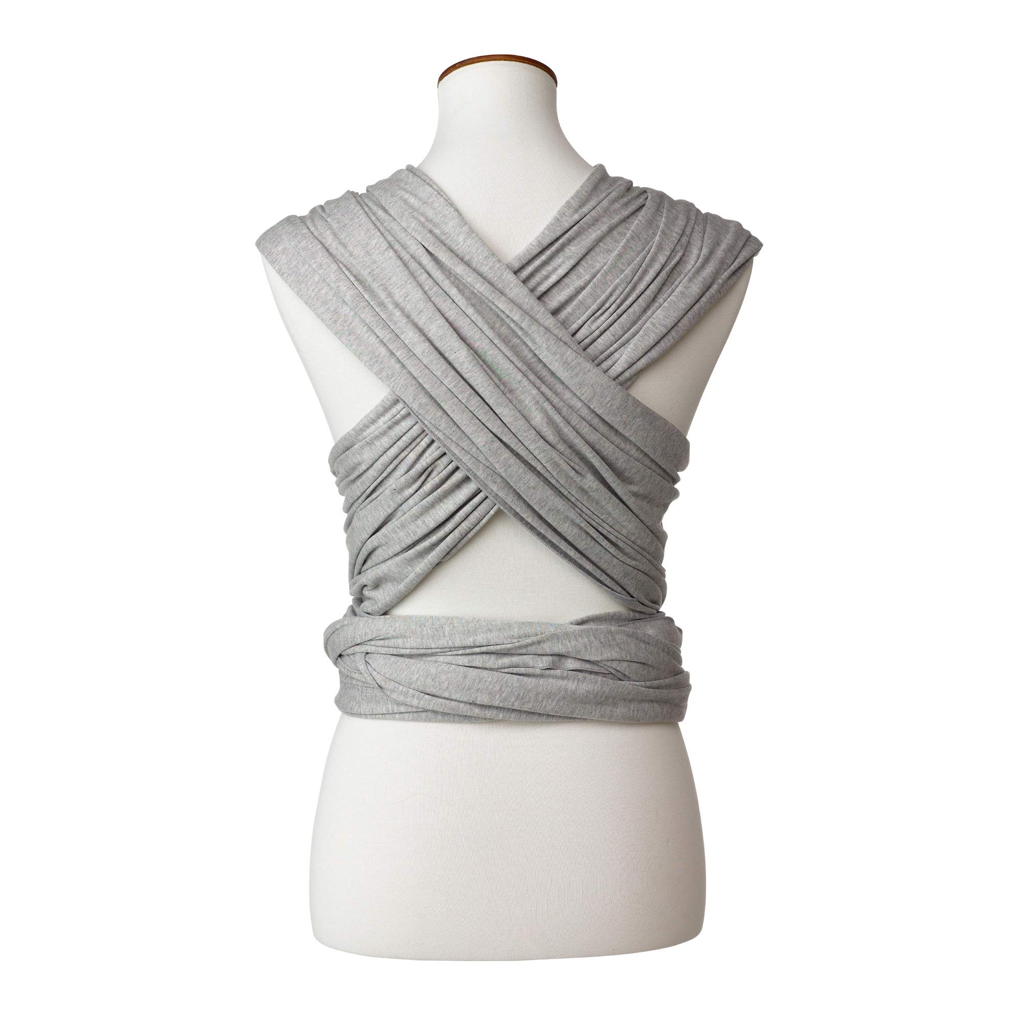 LÍLLÉbaby Tie The Knot Wrap II Ergonomic Baby Carrier Wrap for Infants Babies Toddlers, Heather Grey