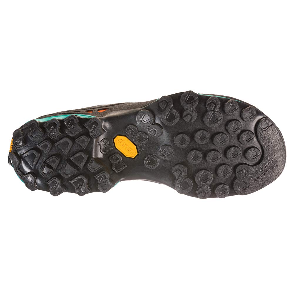 La Sportiva Womens TX4 Approach/Hiking Shoes, Carbon/Aqua, 7.5-8