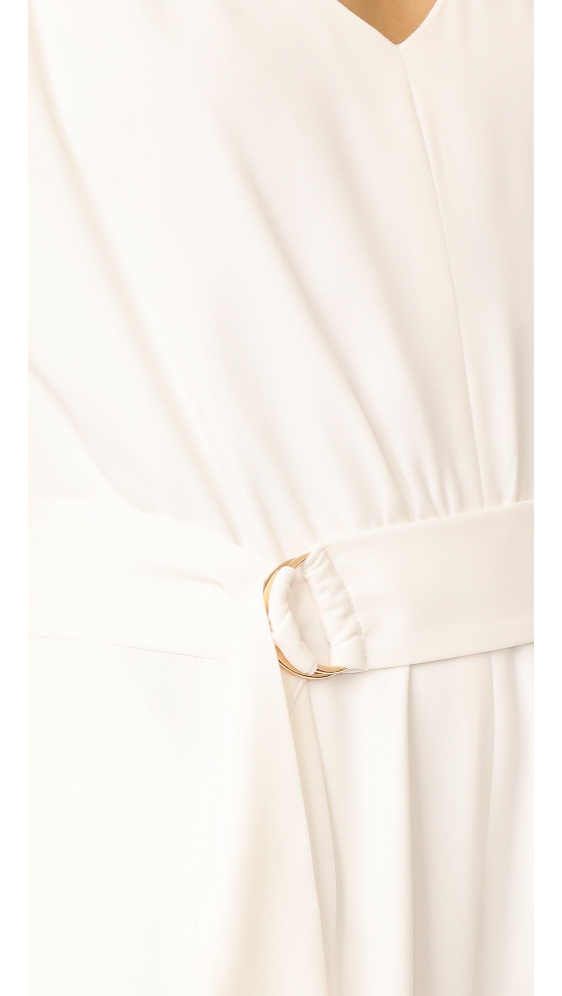 Jill Jill Stuart Women's Belted Jumpsuit, Off/White, 6