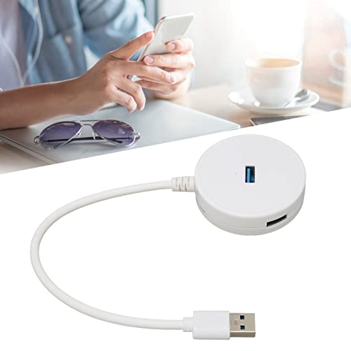 USB 3.0 Hub, 4 USB3.0 Ports Stable Performance USB Splitter for Windows for Linux for OS X