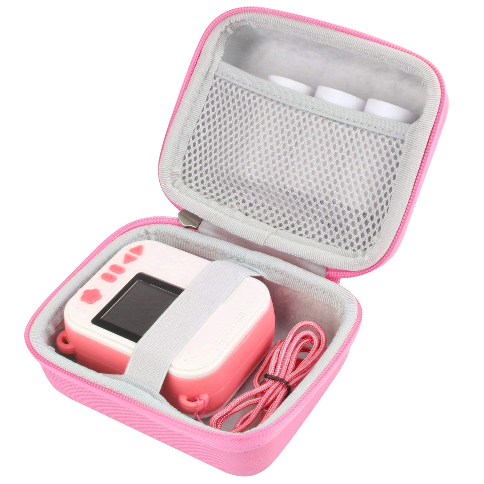 khanka Hard Travel Case Replacement for PROGRACE Kids Instant Print Camera (pink)