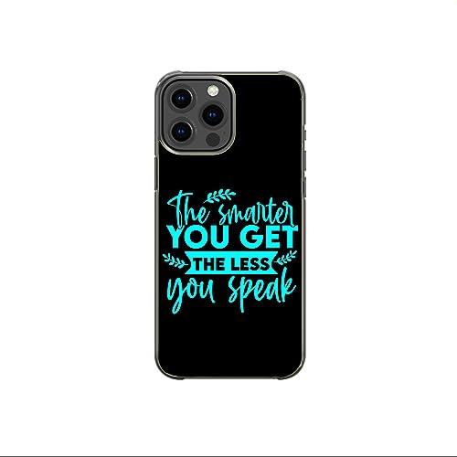 The Smarter You Get The Less You Speak Woke Inspiring Pattern Art Design Anti-Fall and Shockproof Gift iPhone case (iPhone XR)