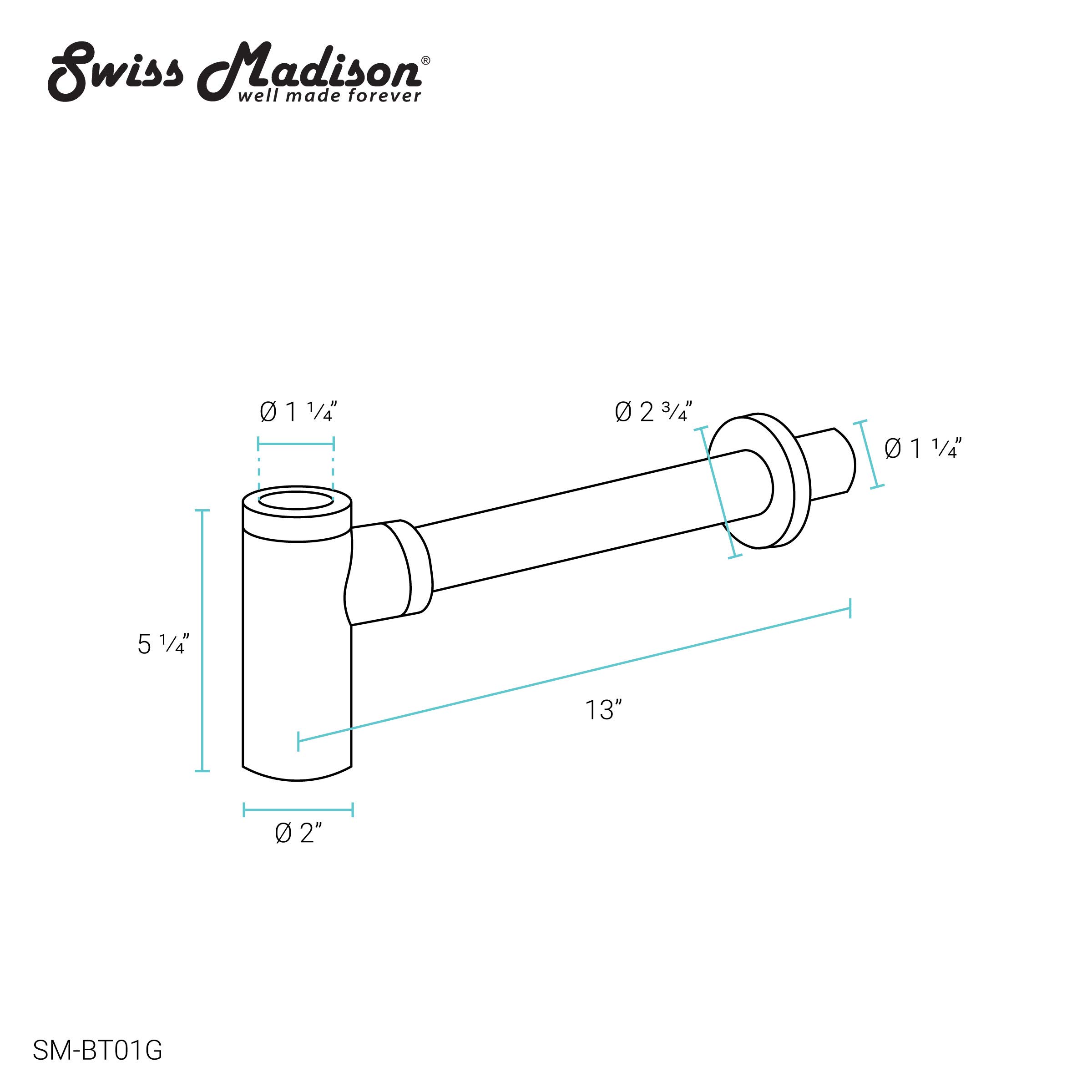 Swiss Madison Well Made Forever SM-BT01G, Gold