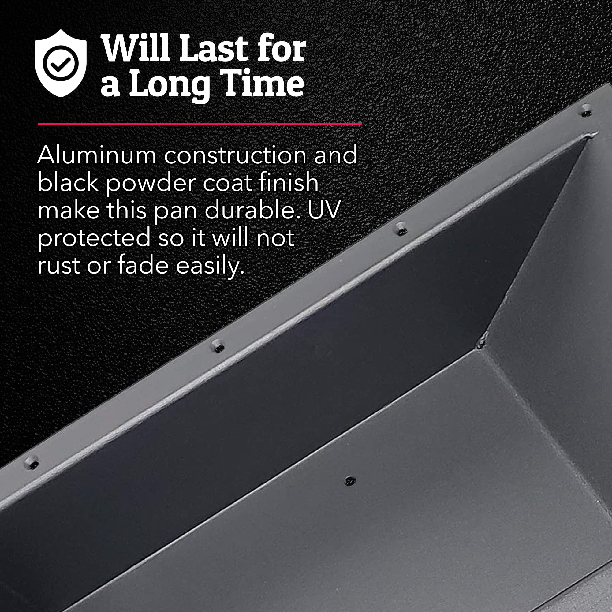 Lurwind Recessed Trolling Motor Foot Pedal Tray - Black Powder-Coated Aluminum, Fits Most Trolling Motor Tray Pedals, Pre-Drilled for Easy Install