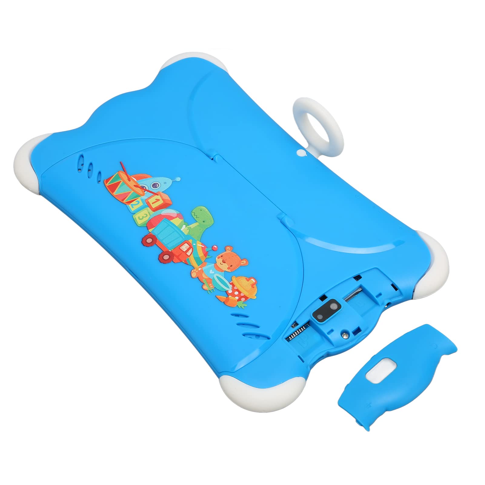 VINGVO 7 Inch Toddler Tablet Kids Tablet 3GB RAM 32GB ROM Blue Call Animation for Education (US Plug)