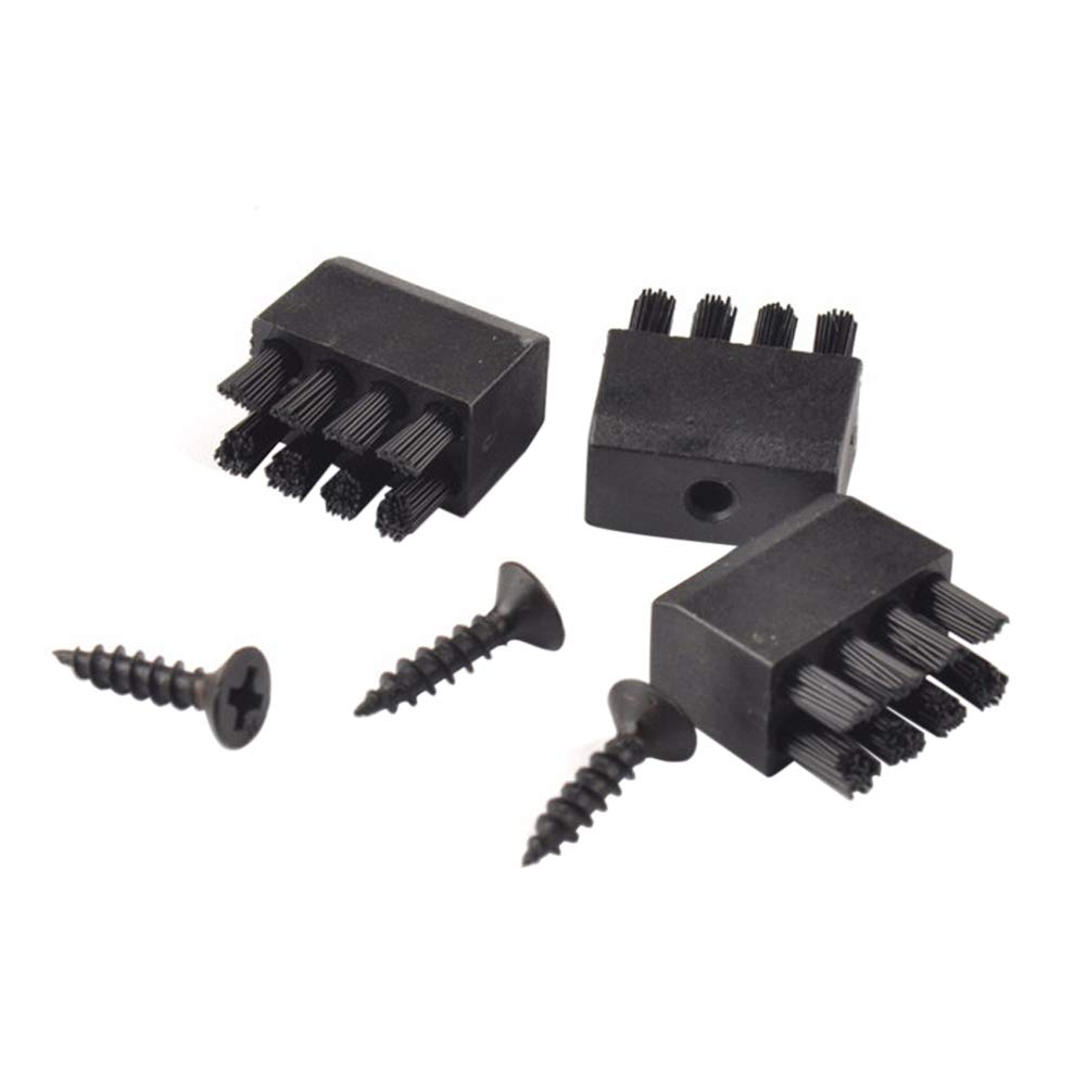 JooFn Arrow Rest Replacement Brushes 6pcs with 6pcs Screws for Hostage Arrow Rest Archery Bow
