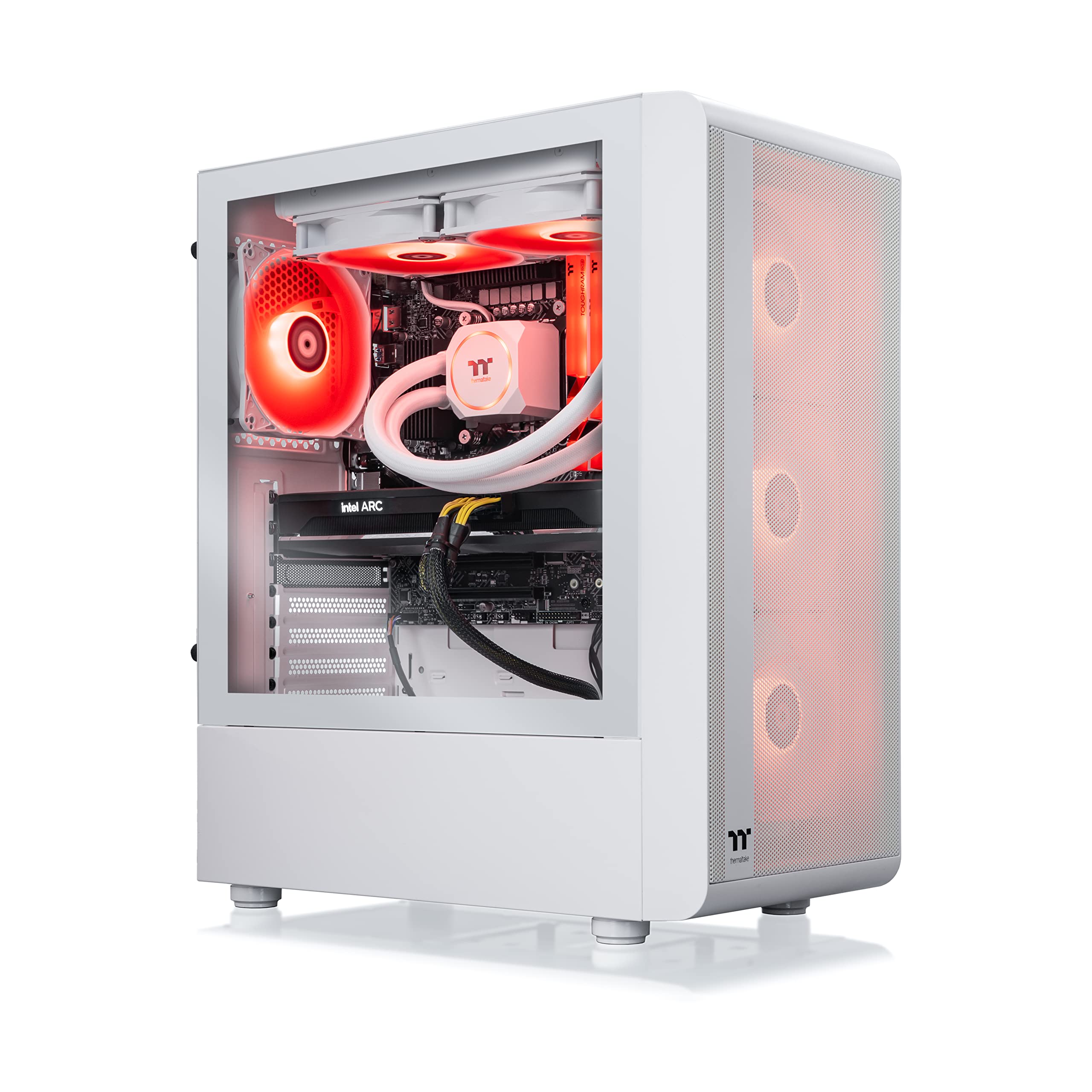 Thermaltake LCGS Quartz i750 Gaming Desktop (Intel Core™ i5-12600KF, ToughRam 3600Mhz 16GB RGB Memory, Intel® Arc™ A750, 1TB NVMe M.2, Win 10) S2QT-B660-A75-LCS