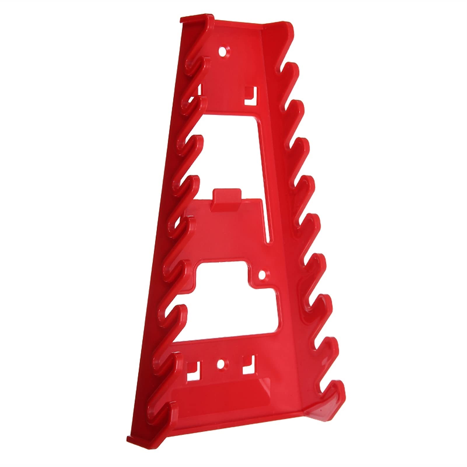 yesQMI Wall Mounted Spanner Rack 9 Slots Plastic Wrenches Rack Hand Tools Holder Rack Rail Tray Organizer Tool