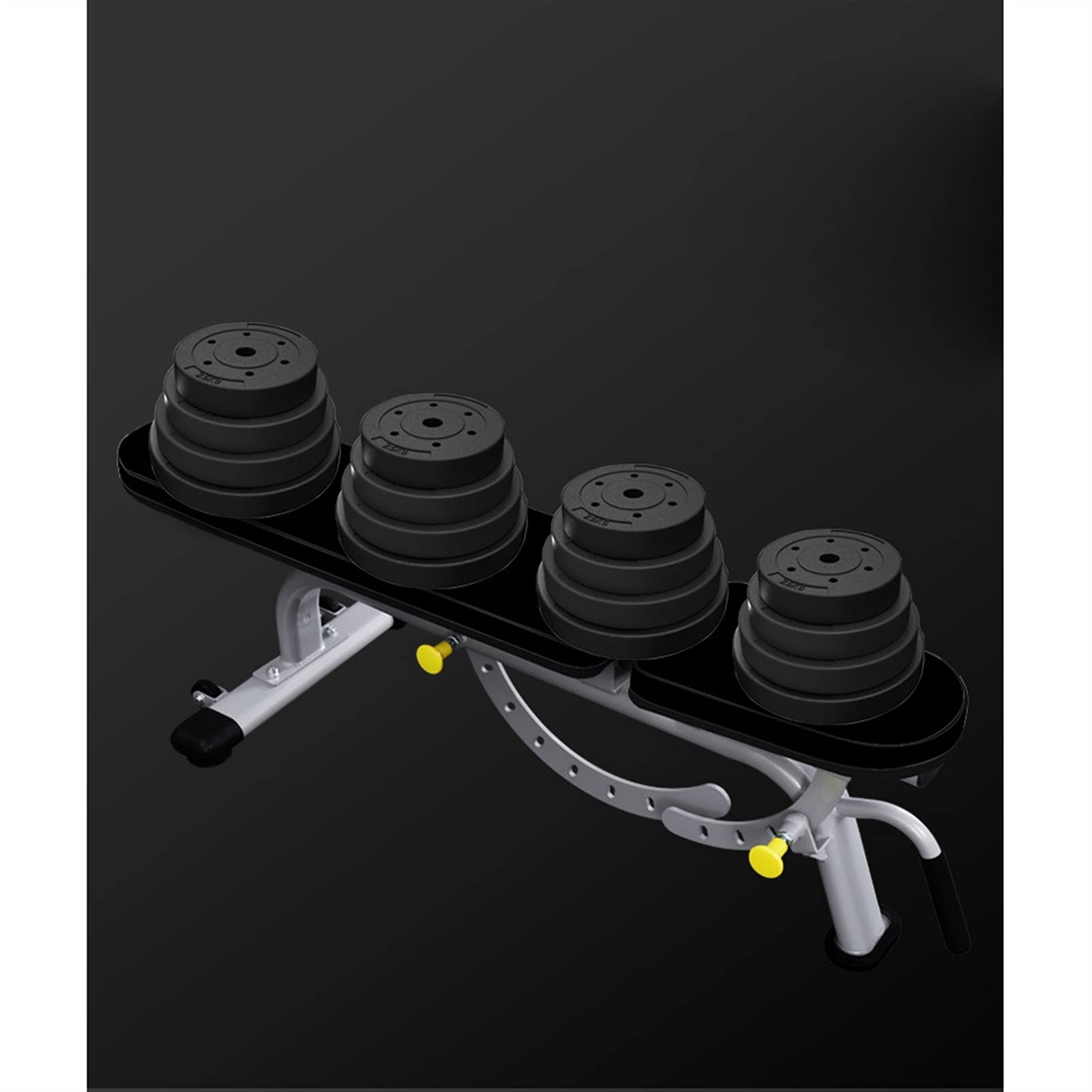 LUYIYI Multifunctional Dumbbell Bench Bench Press Chair Supine Abdominal Muscle Board Fitness Equipment Movable Training