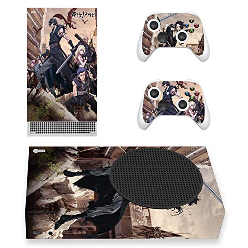 Sensui Kanzaki Warrior Anime Game Console Series S Console and Controller Skin Set, Skin Wrap Decal Kit