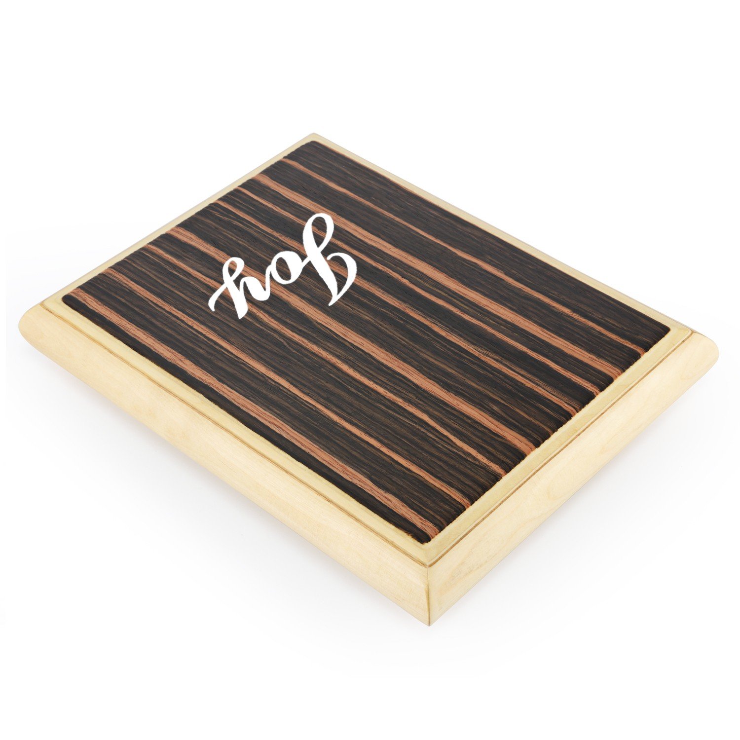 Joy 101 Series Cajon with veined Ebony Tapping & Birch Wood Body, Mini Pad (JOY101)