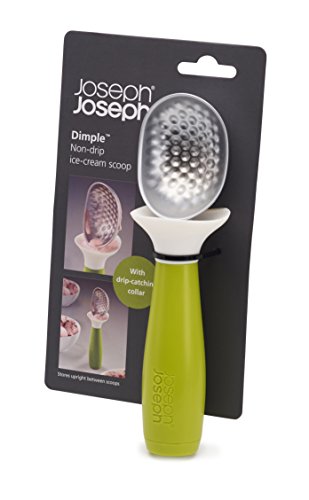 Joseph Joseph Dimple Non-Drip Ice Cream Scoop, Green