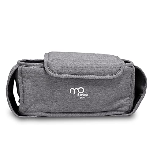 mompush Stroller Organizer for Ultimate2 and Meteor, Collapsible Design and Large Capacity, Stroller Organizer with Insulated Cup Holder