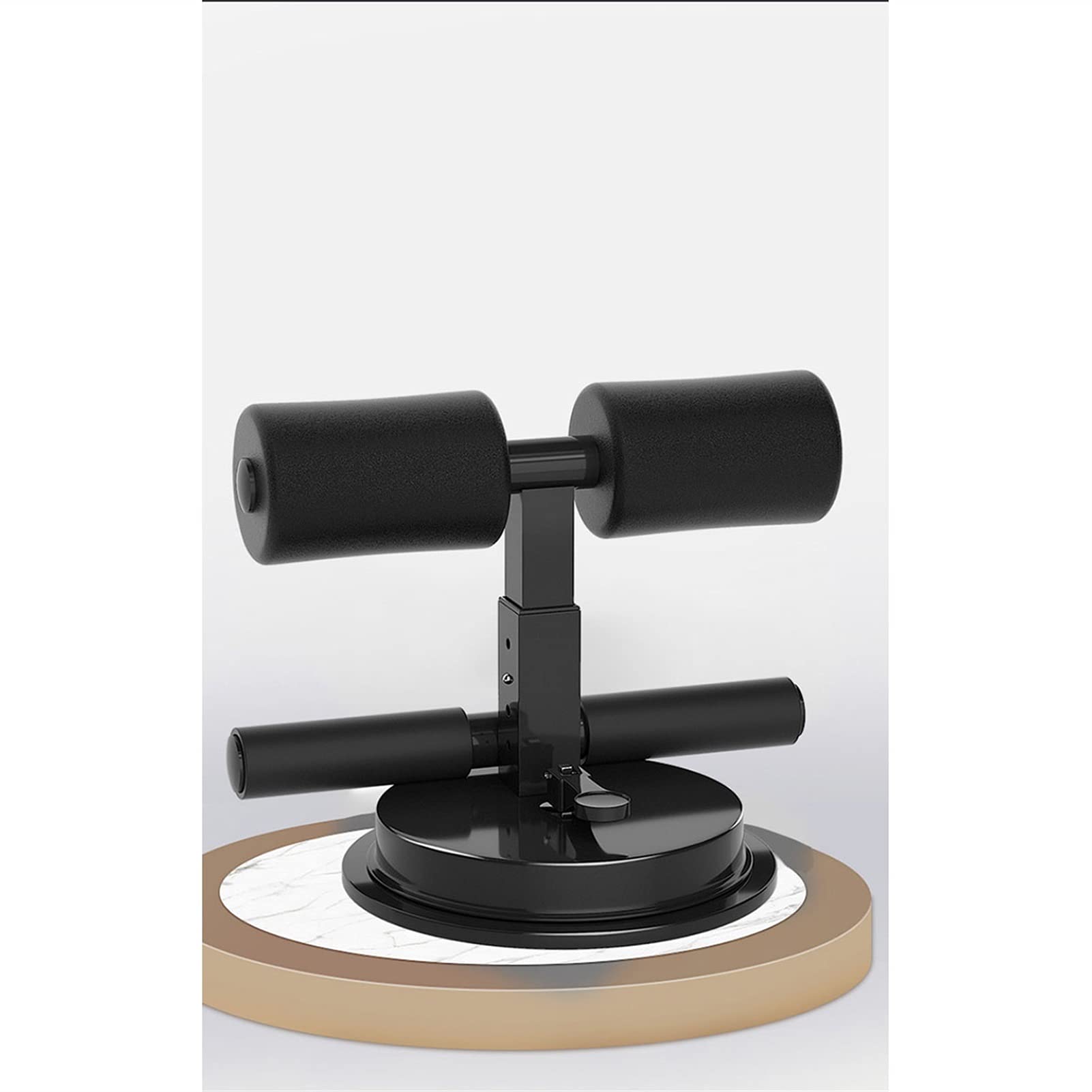 LUYIYI Suction Cup Abdominal Sit- up Aid Home Fitness Equipment Abdominal Training Thickened Foam Classic Black