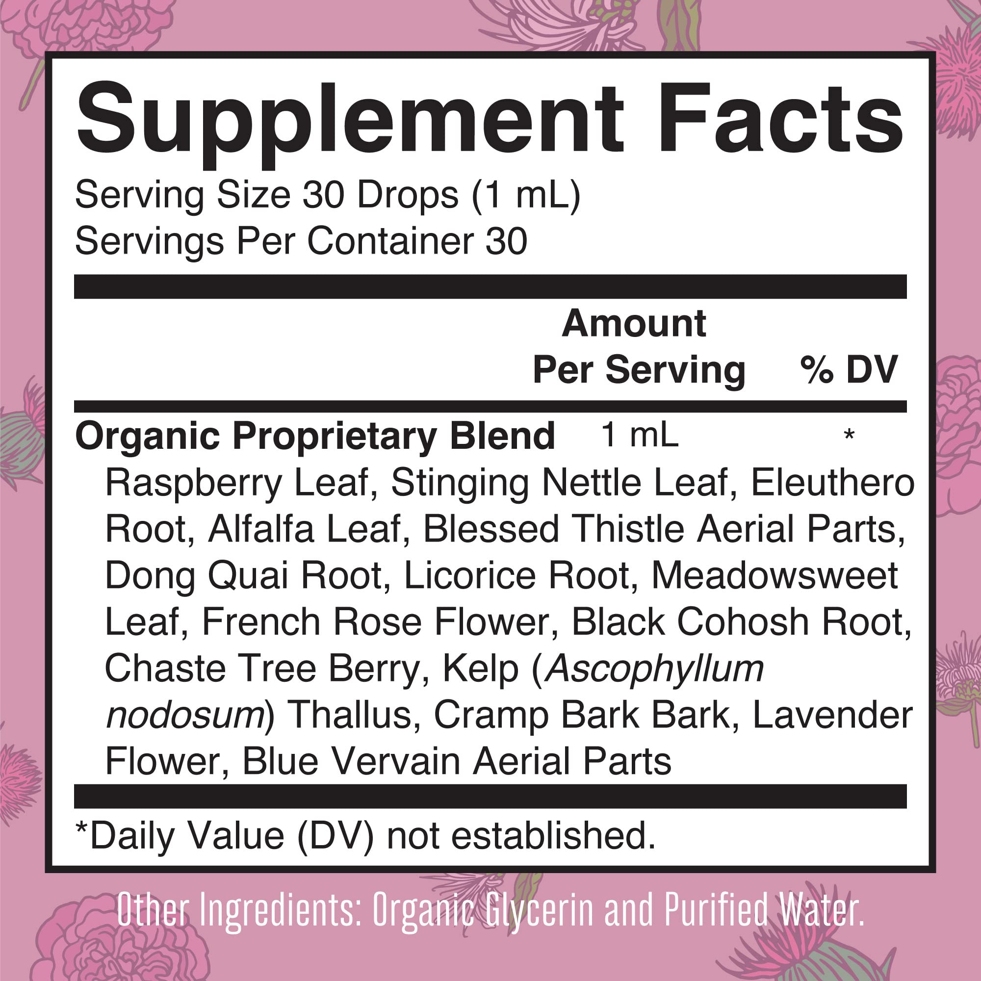 MaryRuth Organics USDA Organic Women's Wellness Liquid Herbal Supplements | Includes Stinging Nettle, Raspberry Leaf, Eleuthero Root, Chaste Tree Berry | Menstrual Support | Non-GMO, Vegan