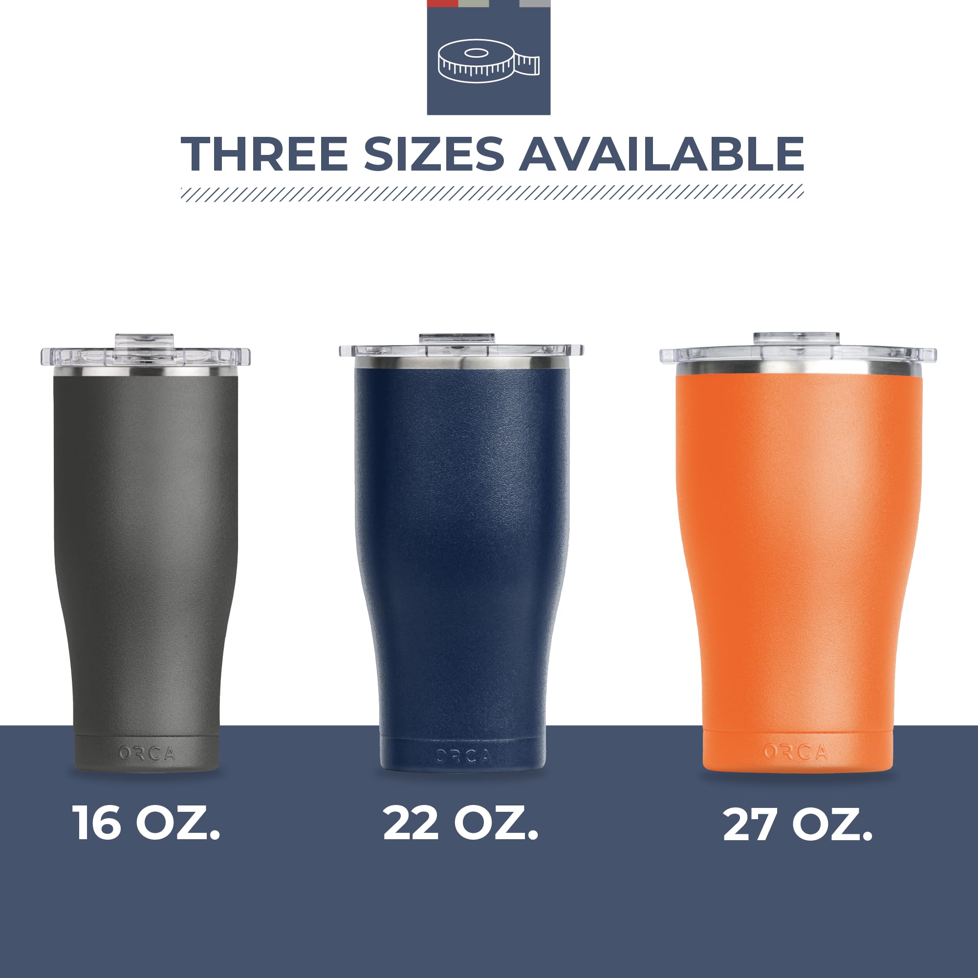 ORCA Chaser 27oz | Insulated, Stainless Steel Bottle with a Spill Proof Whale Tale Lid, Dishwasher Safe Tumbler for Hot & Cold Drinks β Donuts
