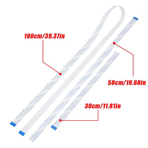 Raspberry flachbandkabel + The 3pcs 15 Pin 30cm 50cm 100cm 3pcs/Set FFC Ribbon Flexible Flat Cable for Raspberry Pi Module Camera