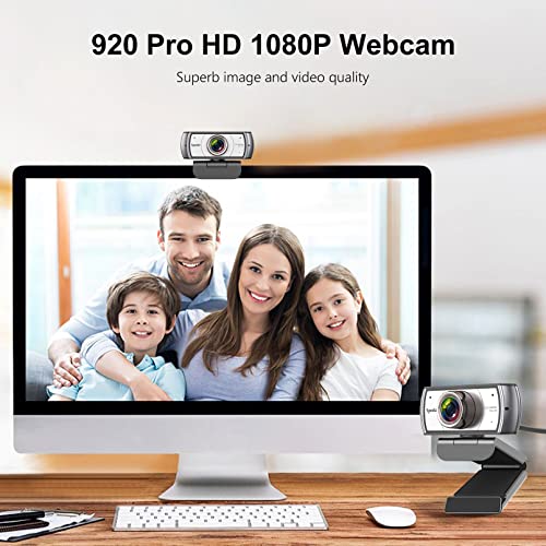 Spedal Wide Angle Webcam, 120 Degree View Video Conference Distance Learning Remote Teaching Camera, Full HD 1080P Live Streaming Webcam with Microphone for Mac, PC, Laptop, Desktop