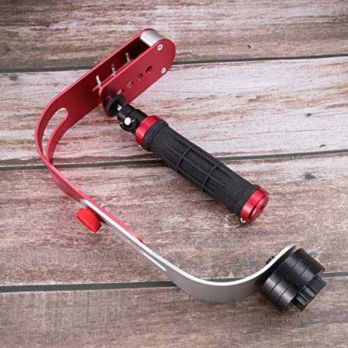 Lurrose Camera Stabilizer Handheld Action Camera Holder Low Position Shooting Detachable Phone Holder for Vlog DV Video Photography Filmmaker