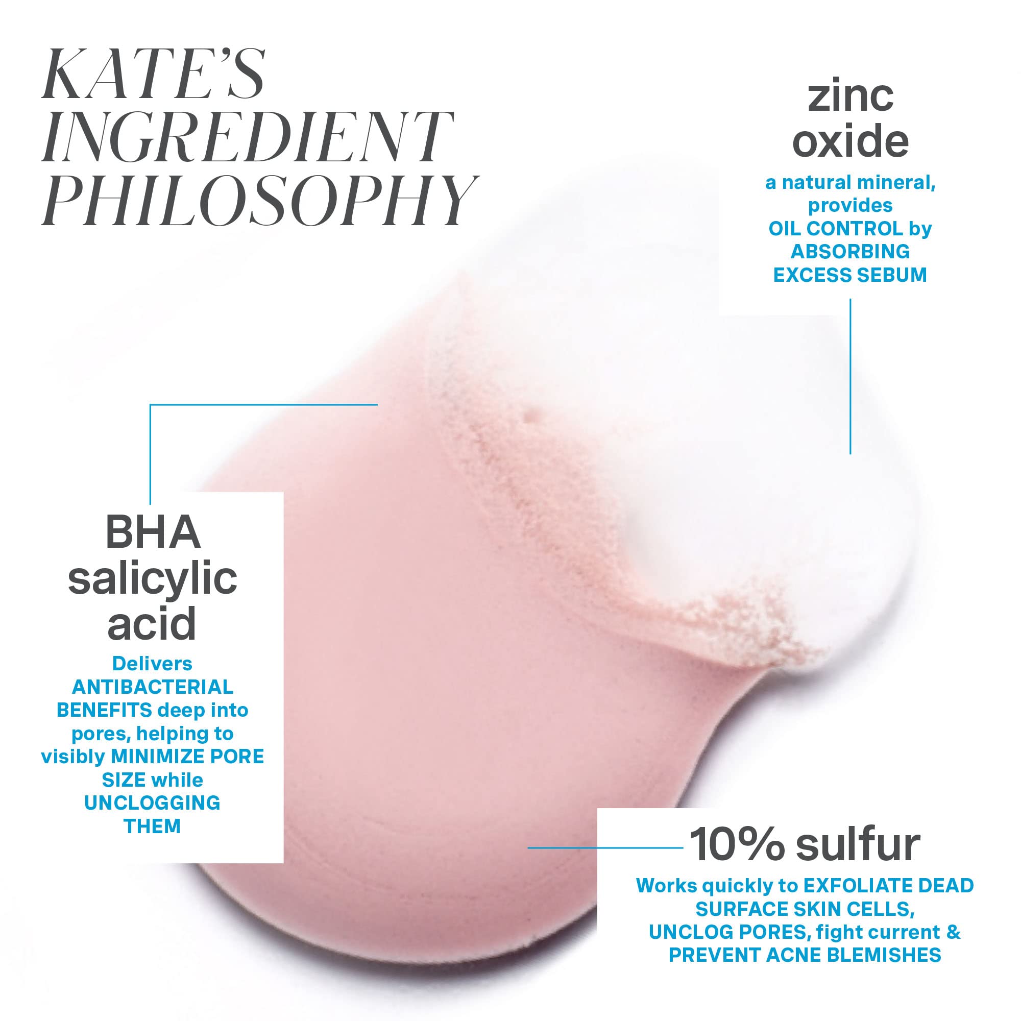 Kate Somerville EradiKate Acne Treatment - Clinically Formulated 10% Sulfur and BHA Spot Treatment – Clears Pimples, Cleans Pores and Prevents Breakouts, 1 Fl Oz