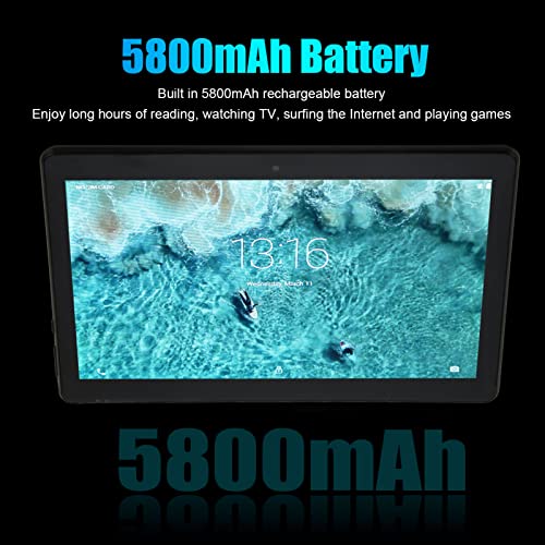 Rosvola HD Screen Tablet, Tablet Computer 2560 X 1600 10.1 Inch to Work (US Plug)