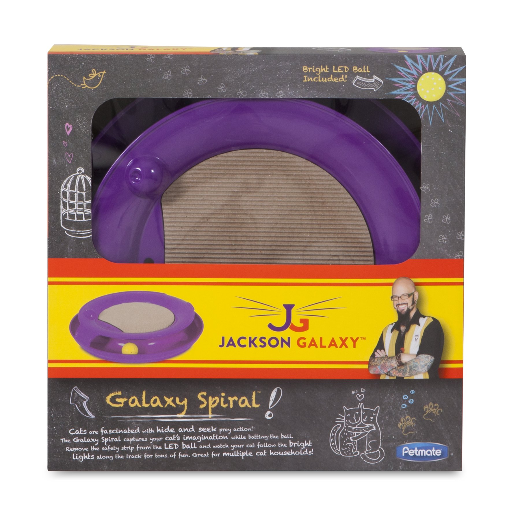 JACKSON GALAXY SPIRAL - ASSORTED COLORS
