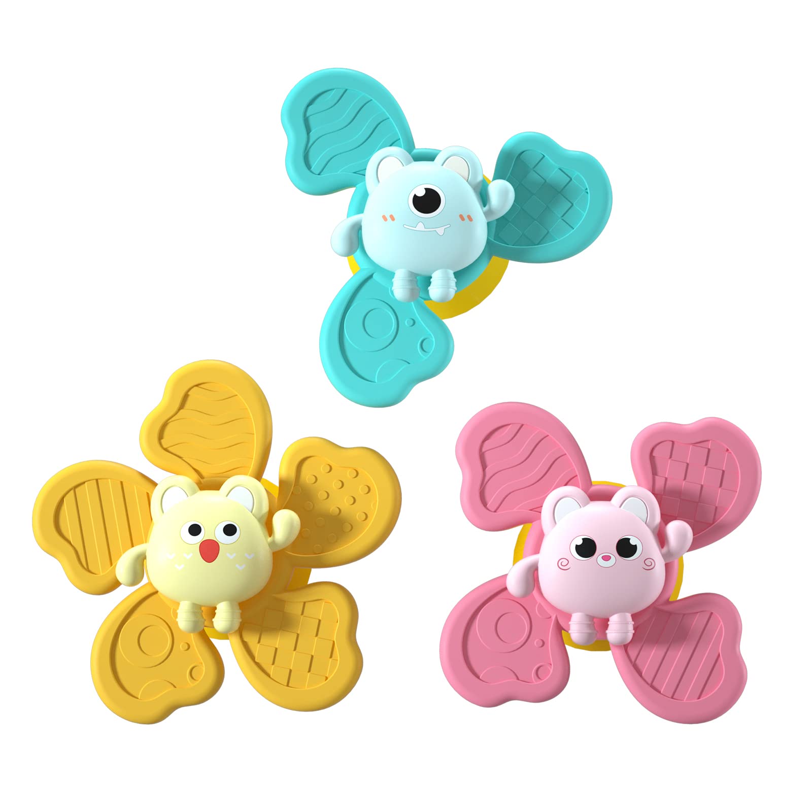 SITIEPA Suction Cup Spinner Toys Simple Fidget Toy Stress Relief Sensory Spinning Toys for Toddler…