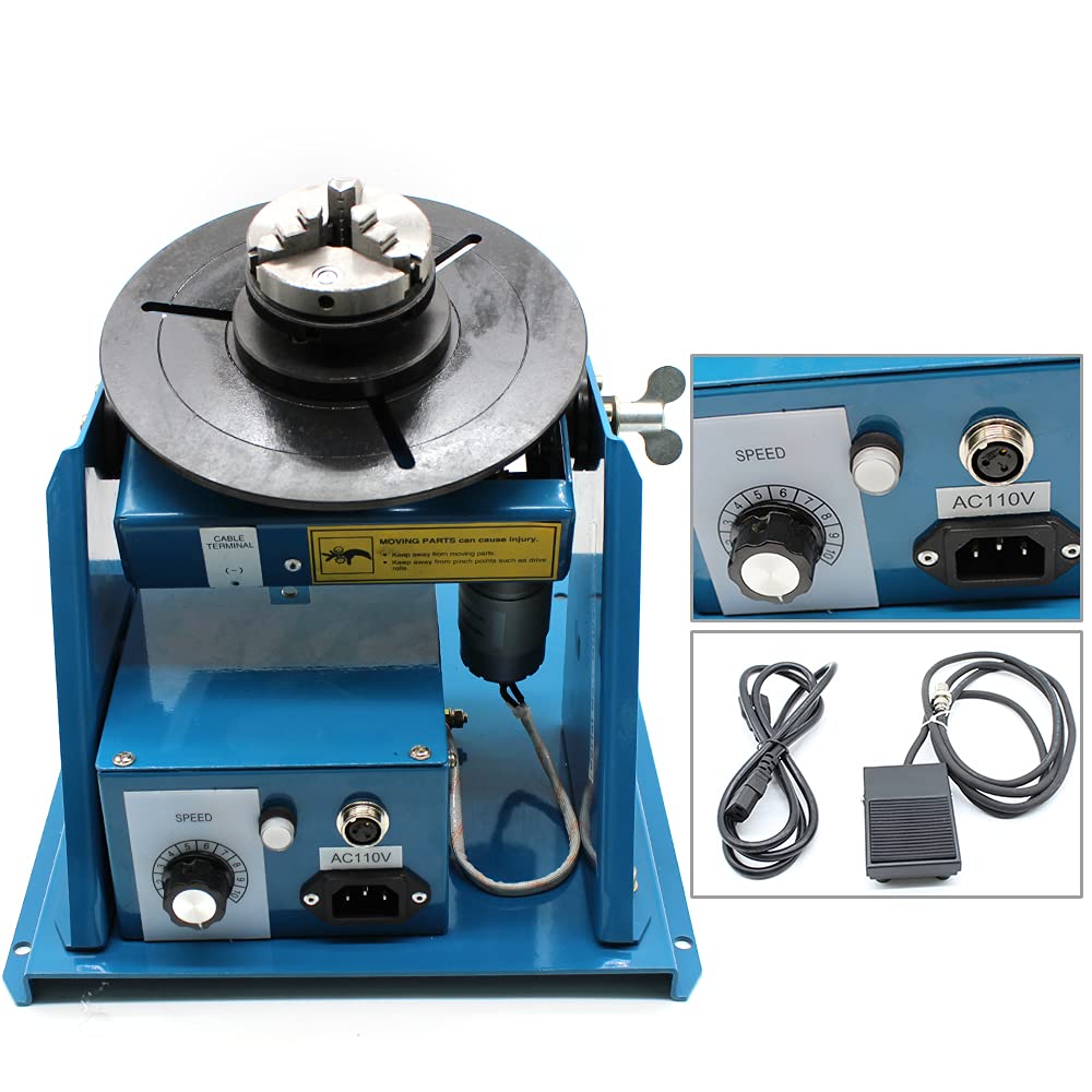 Rotary Welding Positioner,Welder Turntable Table,Positioning Turntable,Welder Positioning Machine for Cutting,Grinding,Assembly and Testing