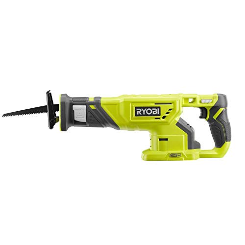 RYOBI 18-Volt Cordless Reciprocating Saw Kit with Battery and Charger (Renewed)