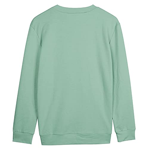 MOUSYA Women Teacher Sweatshirt Leopard Rainbow Graphic Long Sleeve Shirt Inspirational Pullover Casual Tops Blouse (green, xx-large)