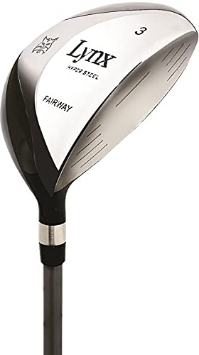 Lynx Golf LH Junior Silver Fairway Wood 15#3 Junior Flex [Ages 11-14] [Lynx 35 Series] (Left Handed)